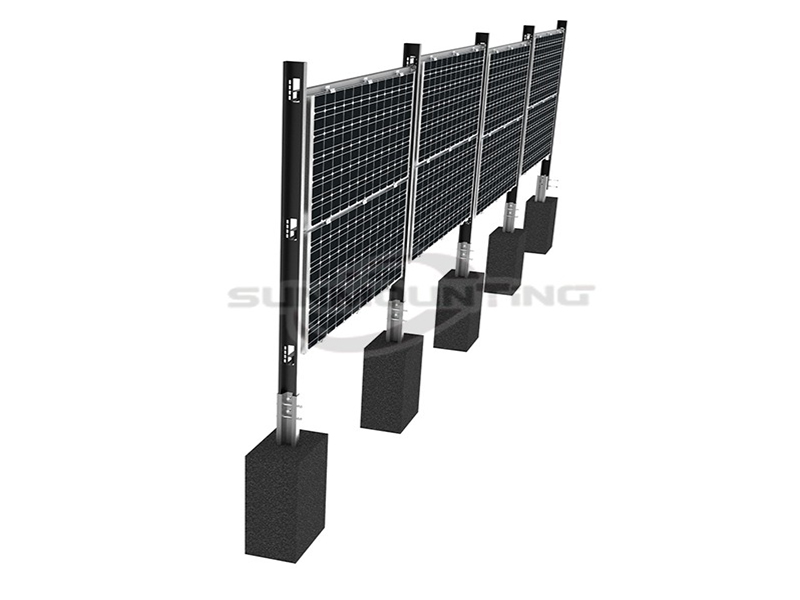 Solar Steel Mounting Bifacial Solar Fence_Sales